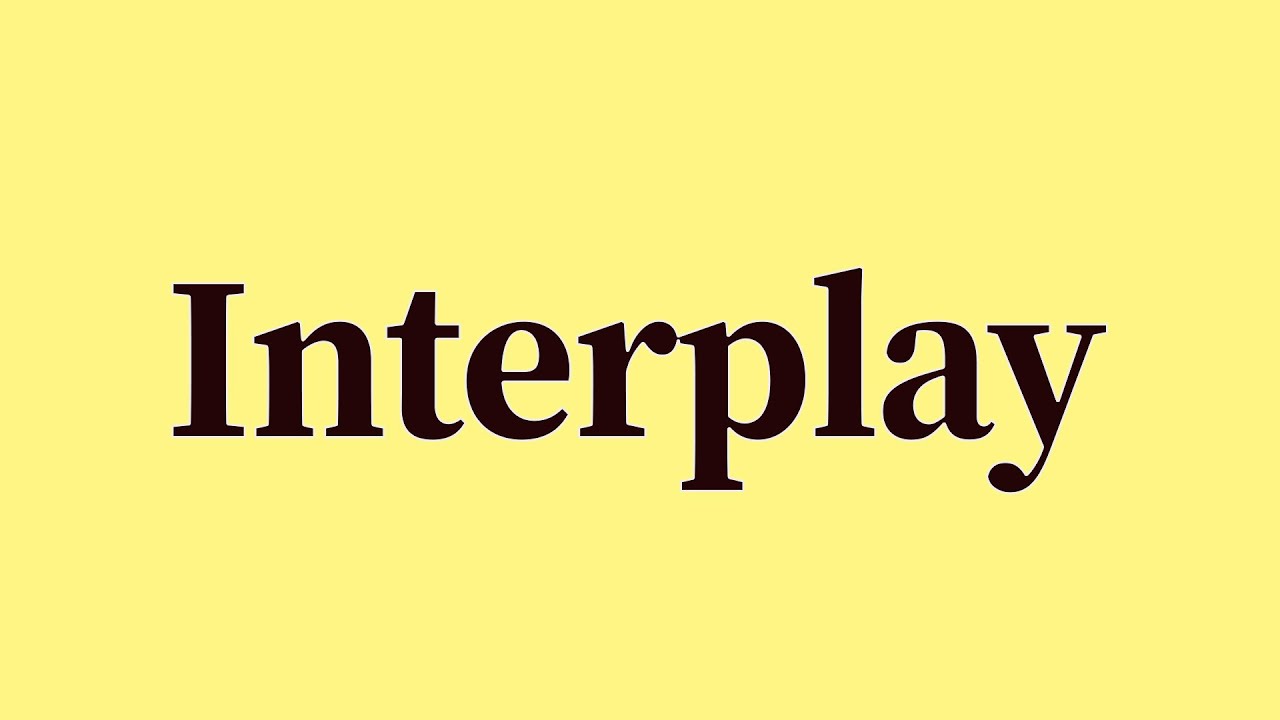 Interplay Pronunciation and Meaning - YouTube
