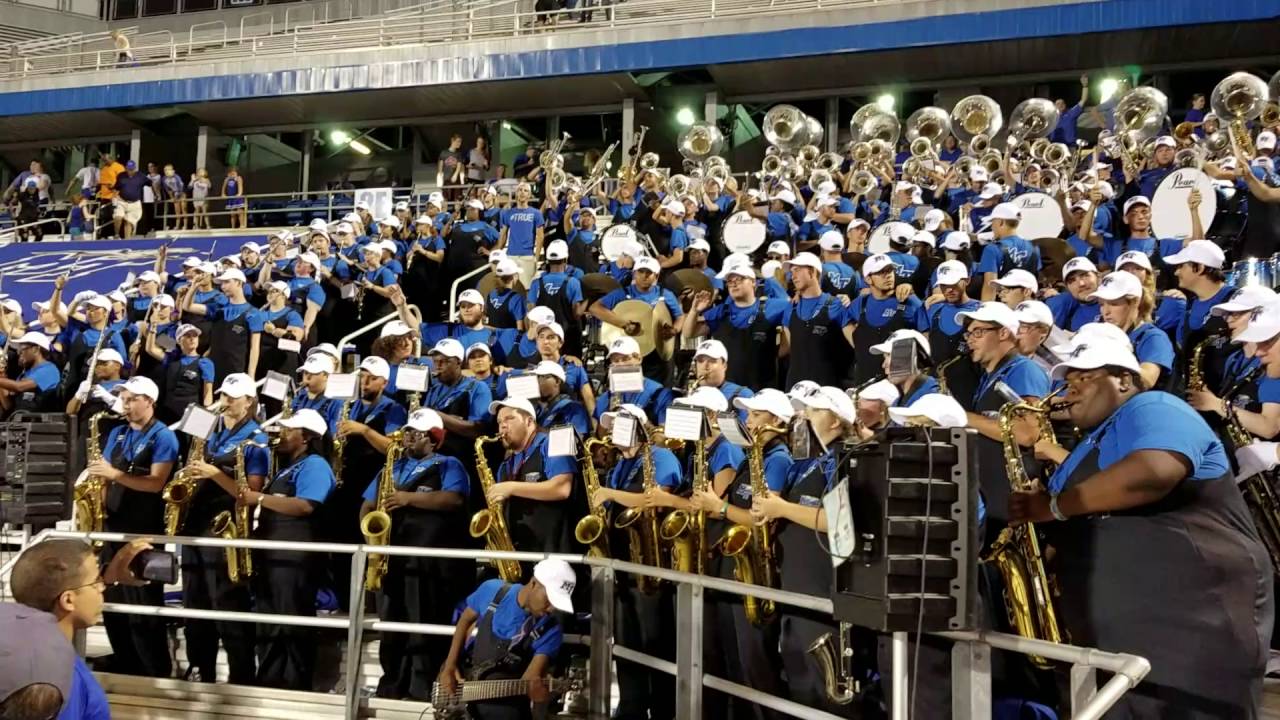 MTSU Band of Blue Aftergame performance on 09/03/16 - YouTube