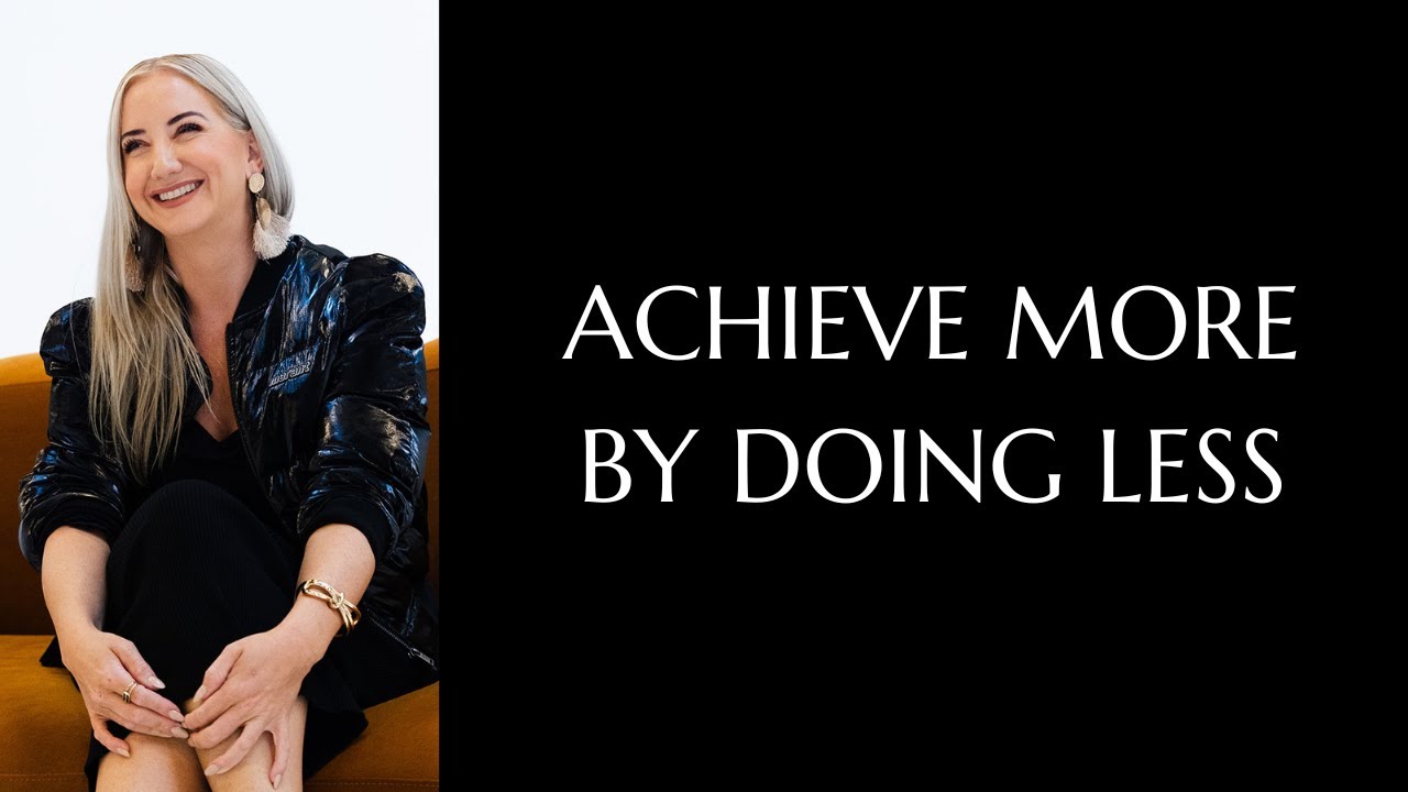 Achieve more by doing less -10 x Is Easier - YouTube