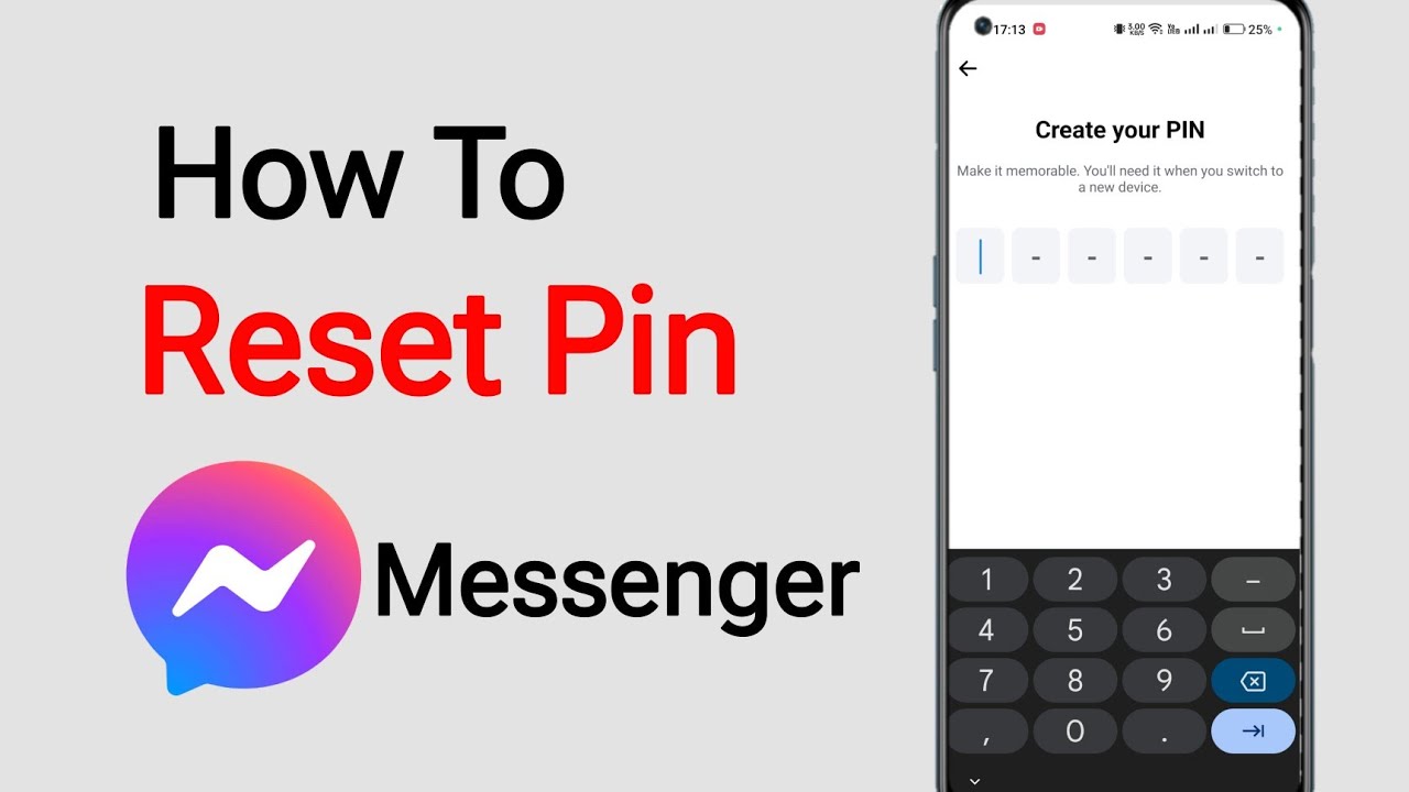 How To Reset Messenger PIN Code? || Messenger Chat Pin Reset Kaise Kare ...