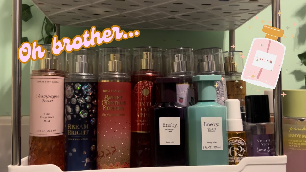 BODY MIST COLLECTION| Lots of Bath and Body Works - YouTube