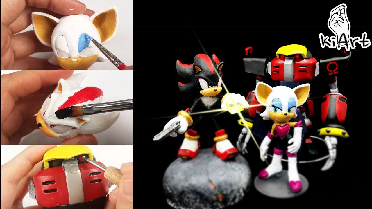 Create Shadow, Rouge, Omega with Clay Collection (Summary version ...
