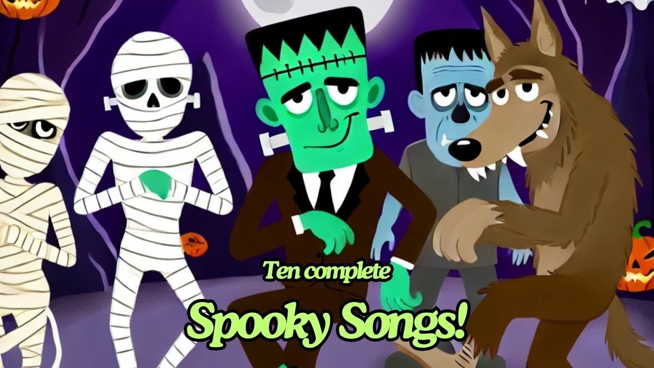 Funny Halloween Songs Families Spooky Laughs & Silly Tunes - YouTube