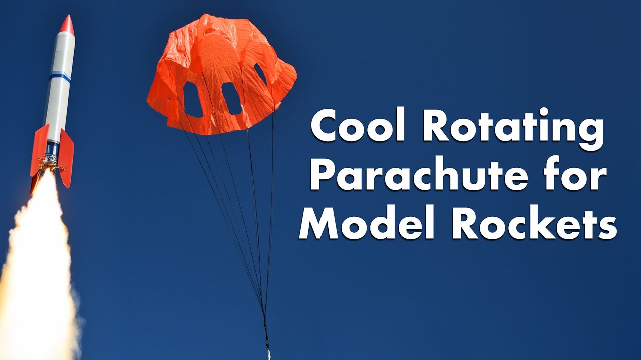 Spinning "Rotofoil" Parachute for Model Rockets - YouTube