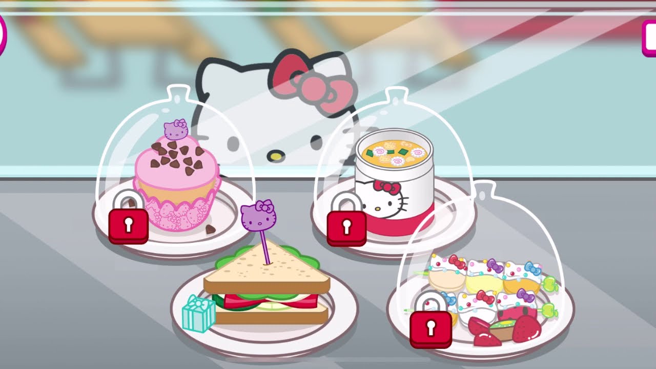 Hello Kitty Food Box Game - Funny Girl Games - YouTube