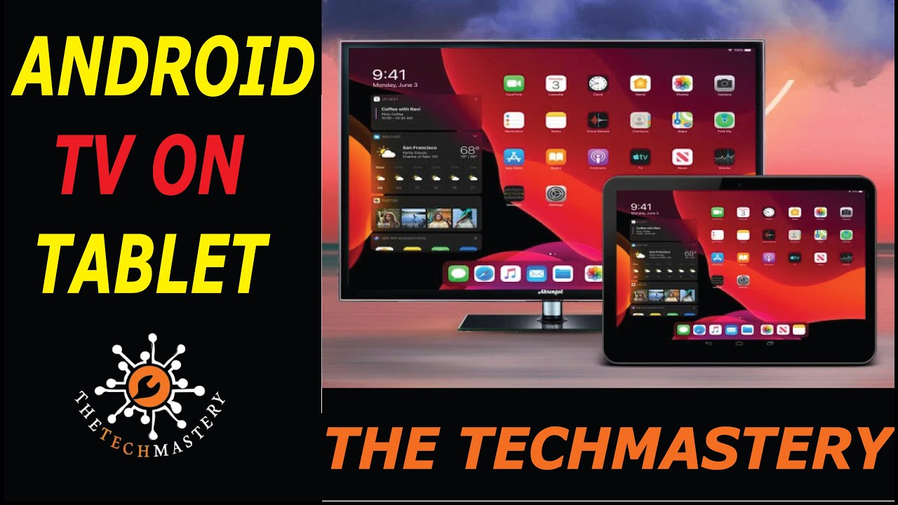 How to Install Android TV on Tablet | TV Tablet Android | TV to Android ...
