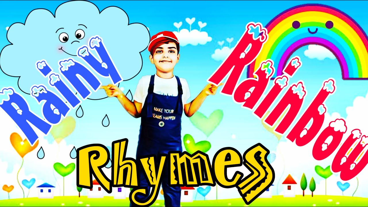 RHYMES for kids | RAINY SEASON rhyme / RAINBOW RHYME | Simple songs ...