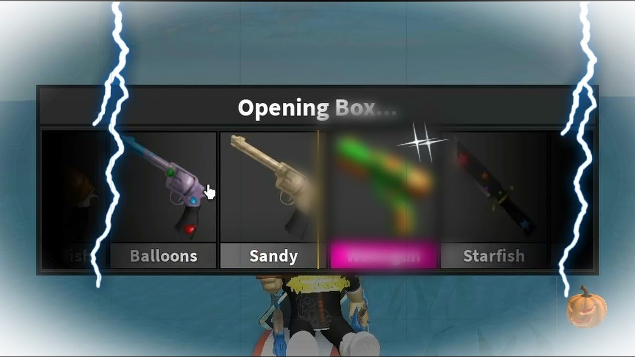 Unboxing with 8000 beachballs!! (mm2 roblox) - YouTube