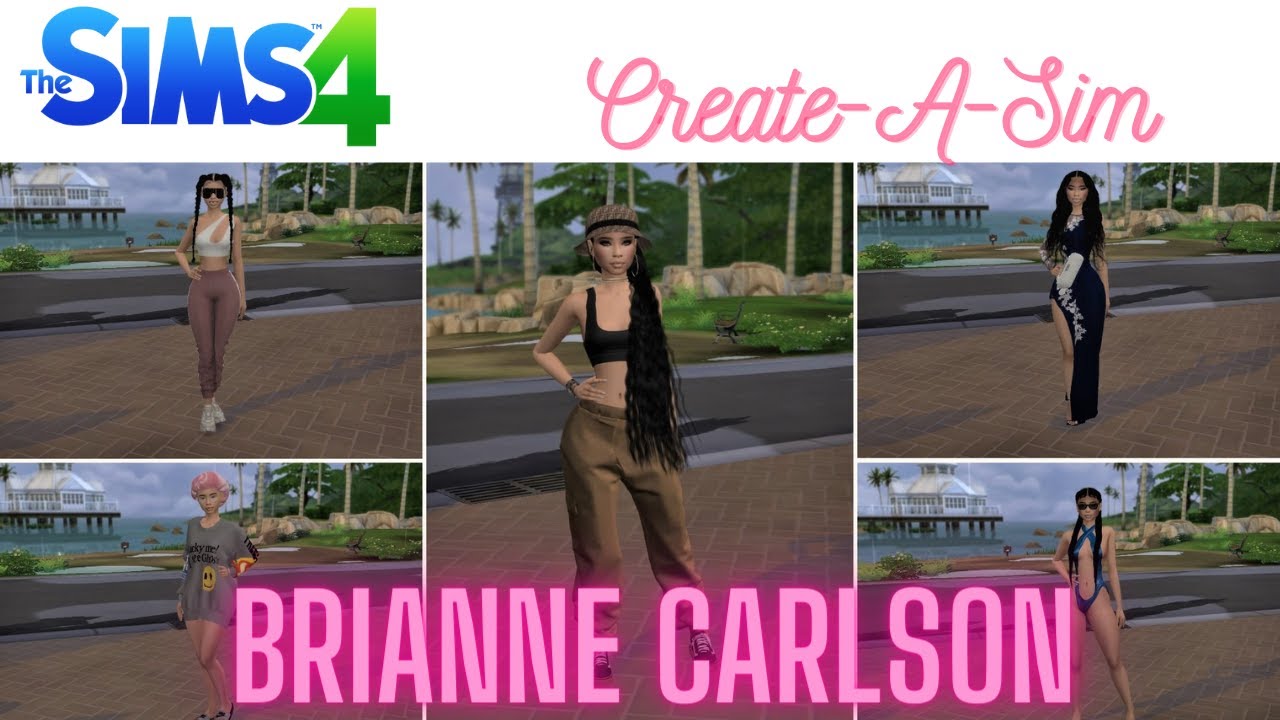 The Sims 4: CAS Brianne Carlson - YouTube