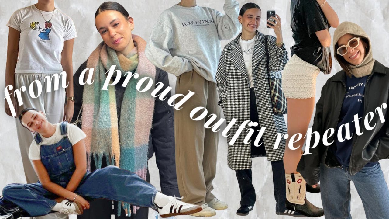 my most worn outfits of 2021... from an outfit repeater - YouTube