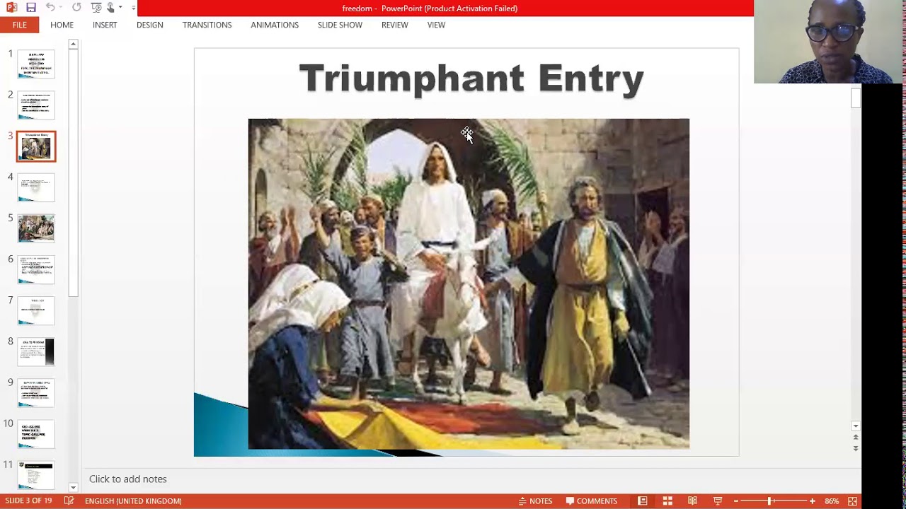 GOD FIRST COLLEGE CRS TRIUMPHANT ENTRY JSS 2 WK 2 - YouTube