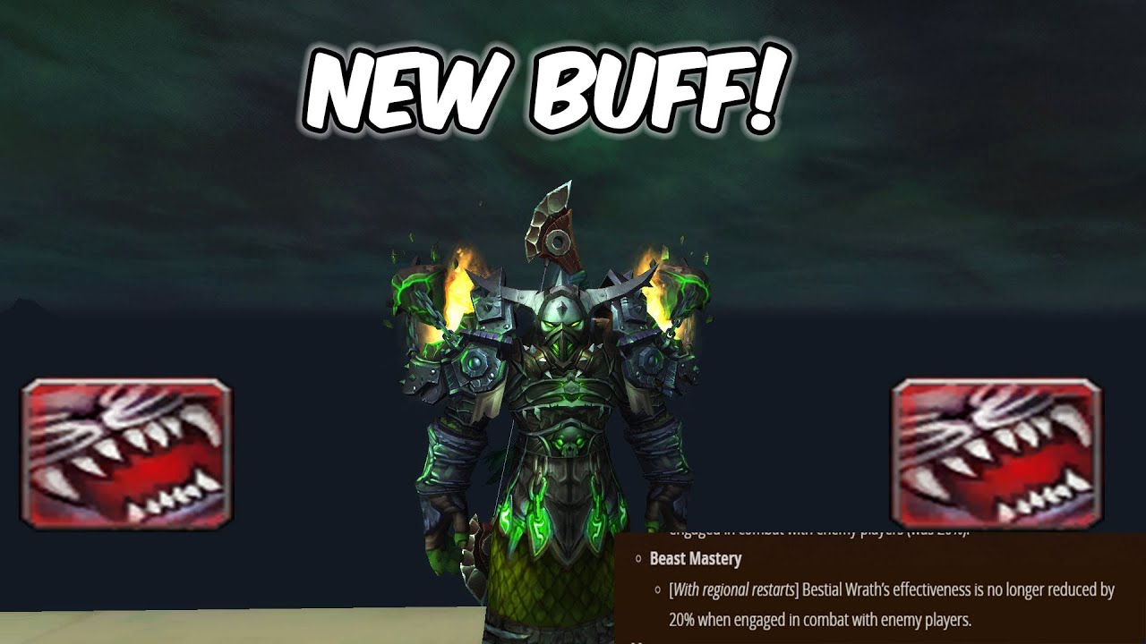 NEW BUFF! - Beast Mastery Hunter PvP - WoW Shadowlands 9.0.2 - YouTube