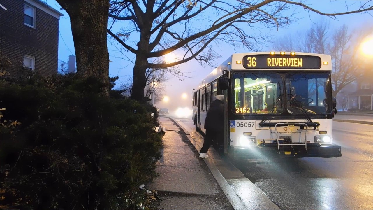 MTA Maryland: 2005 New Flyer D40LF (Diesel) #05057 @ Northern Parkway ...