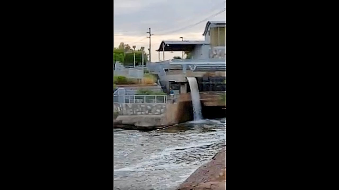 G.R. Herberger Park (Canal + Waterfall) - YouTube
