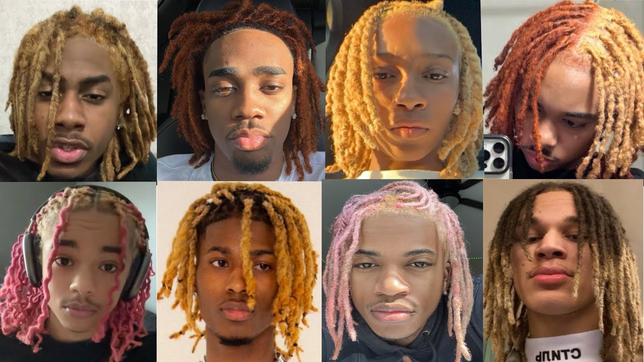 50+ Astonishing Colored Dreadlocks Styles For African Men || 2025 Men ...