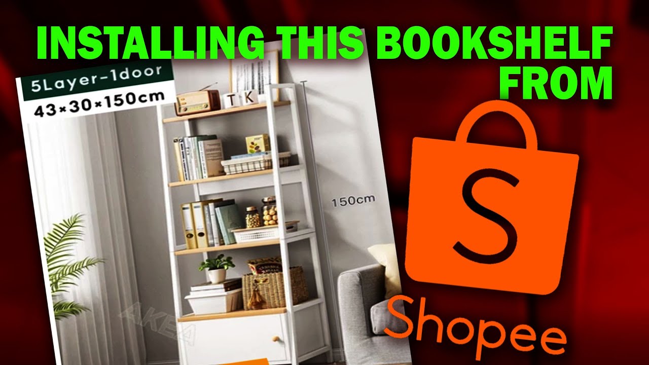 How to Assemble a Shopee Metal Bookshelf with Door | Step-by-Step Guide ...