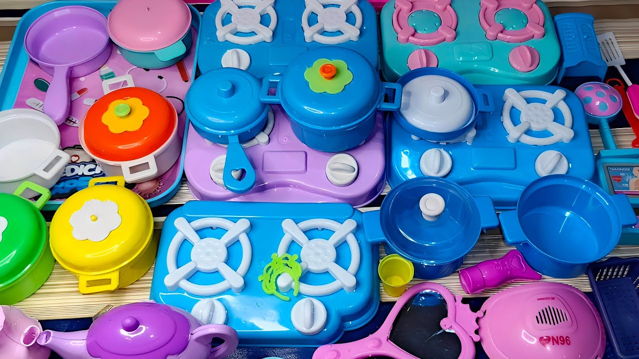 3 Minutes Baby Mix Toys Satisfying With Unboxing Cooking Set | Cutee ...