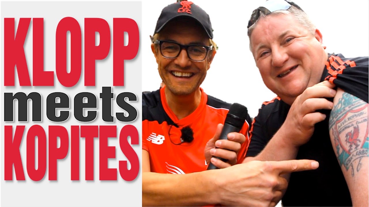 Liverpool-Manager Klopp - Joking with LFC-Fans | Comedy-Video - YouTube