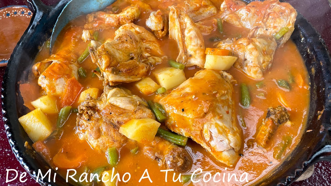 Pollo Entomatado De Mi Rancho A Tu Cocina - YouTube