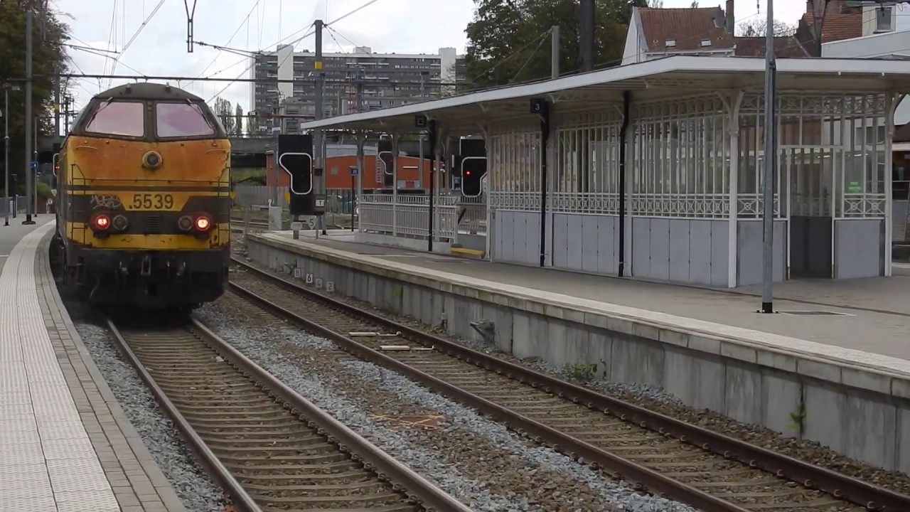 NMBS SNCB | Sproeitrein | Jette Station | - YouTube