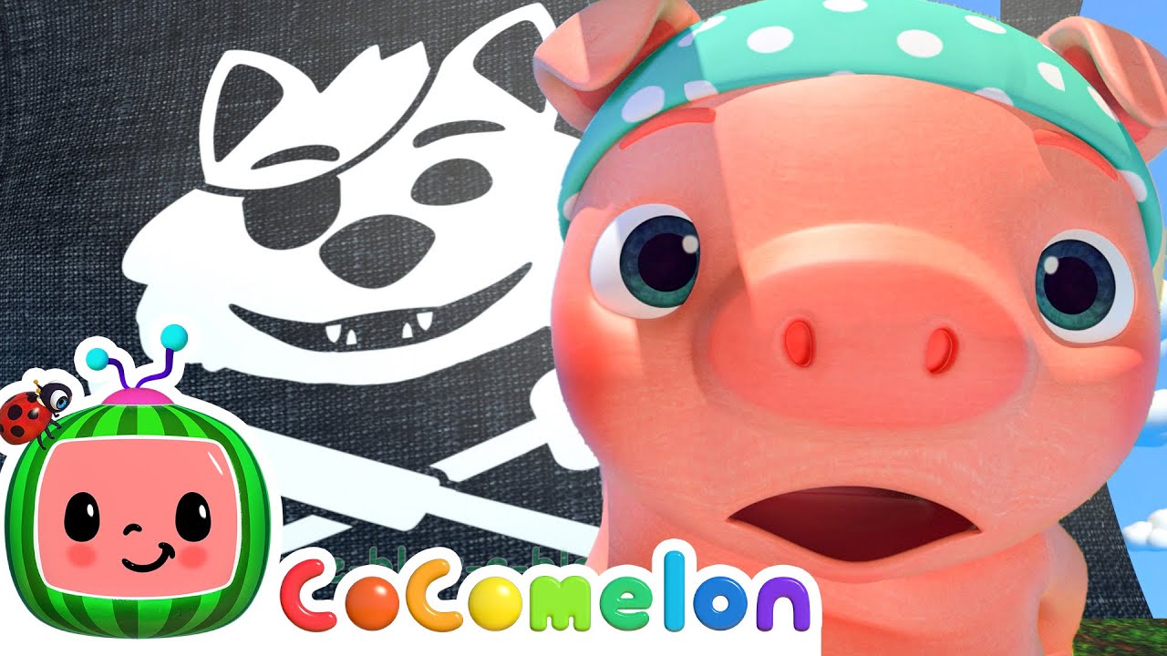 Three Little Pirate Pigs! | CoComelon Furry Friends | Animals for Kids ...