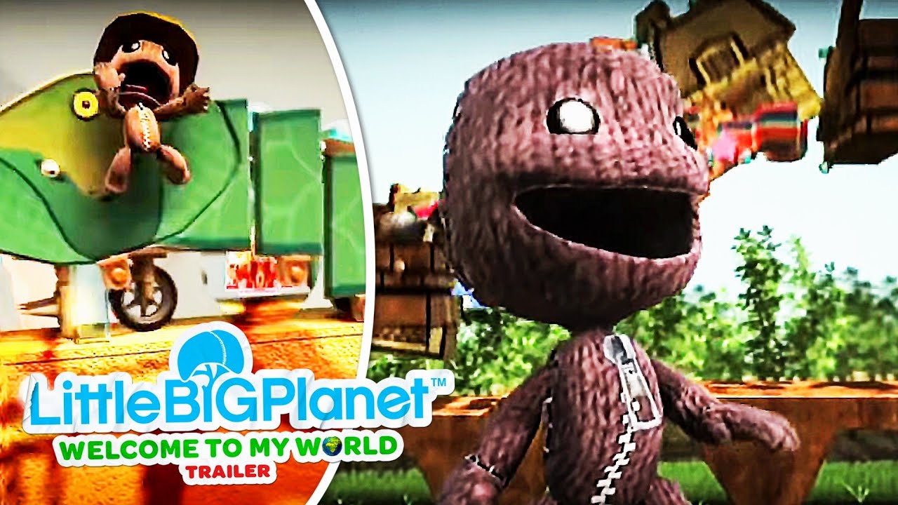 LittleBigPlanet WELCOME TO MY WORLD Game Trailer - YouTube