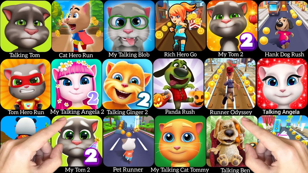 Lily Run 3,Pet Runner,Cat Hero Run,My Talking Cat Tommy,My Tom 2,My ...