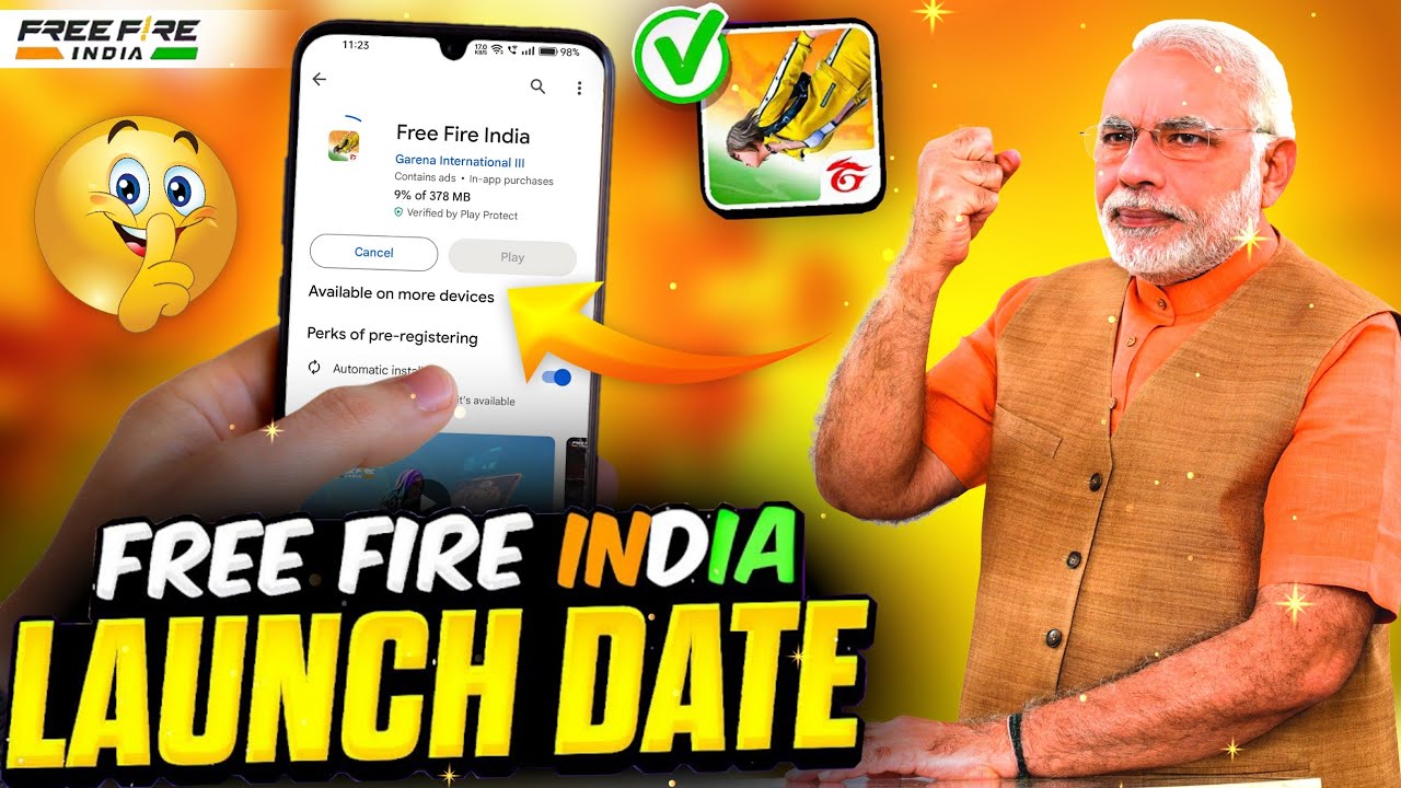 Finally 🤩 Free Fire India Launch Date Confirmed | Free Fire India ...