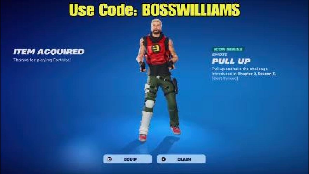 Pull Up Emote!! Fortnite - YouTube