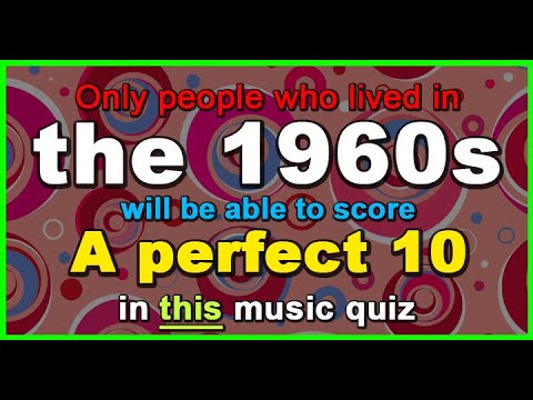 Ultimate 1960s Music Quiz Challenge: Test Your Knowledge! - YouTube