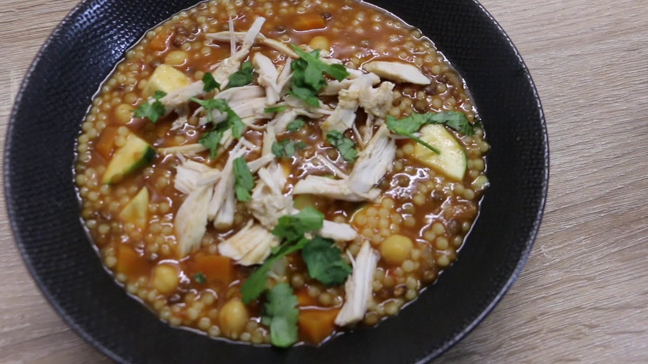 Berkoukes 3aich au thermomix - YouTube