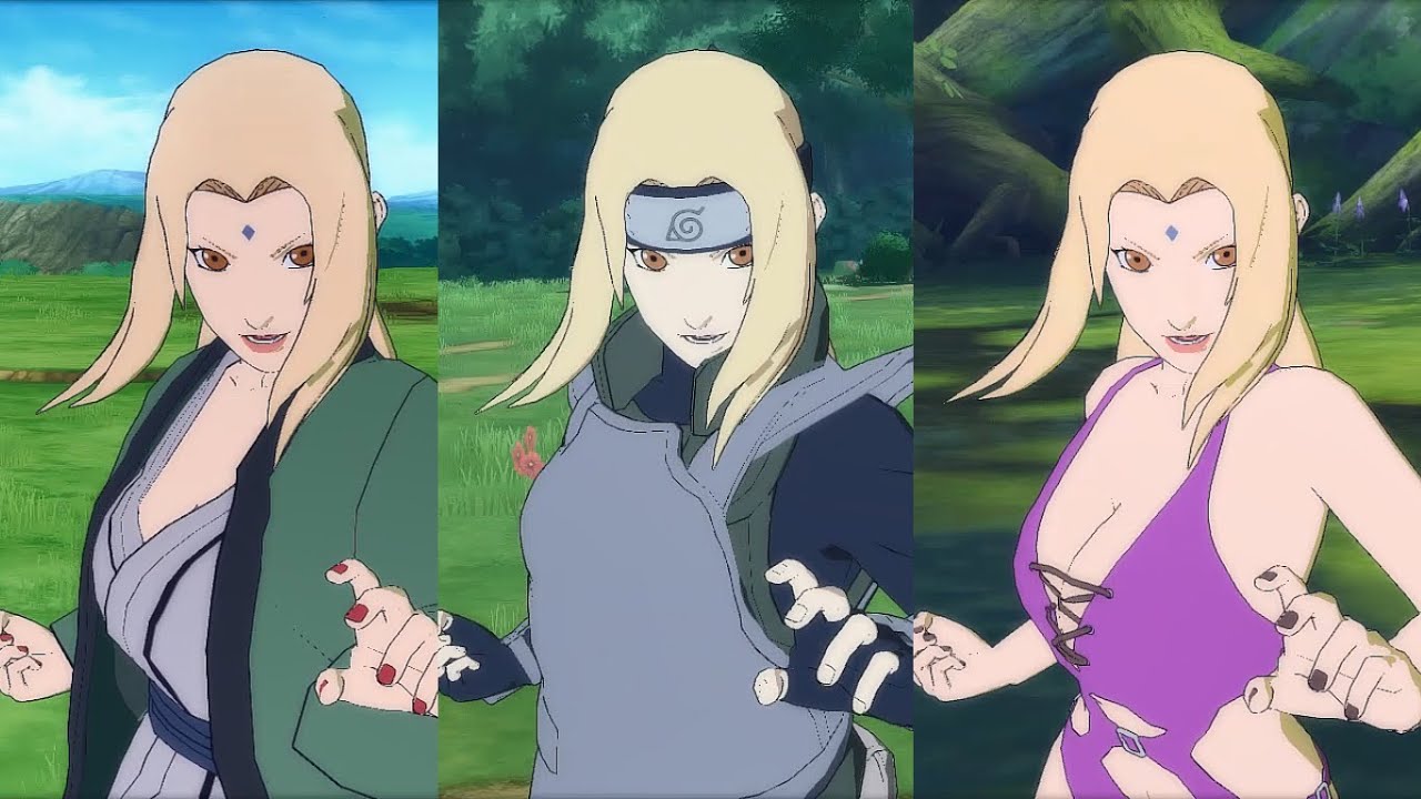 TSUNADE MOVESET - NARUTO X BORUTO ULTIMATE NINJA STORM CONNECTIONS ...