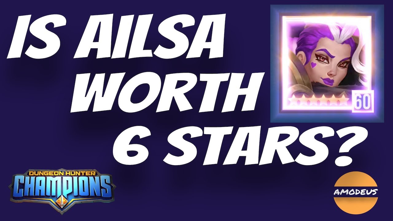 Dungeon Hunter Champions: Dark Mercenary Ailsa 6 Starred?! - YouTube