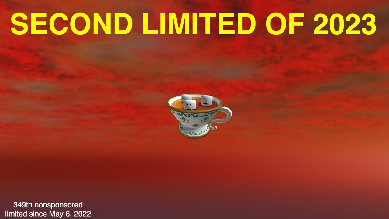 Roblox: Tea Cup goes LIMITED - YouTube