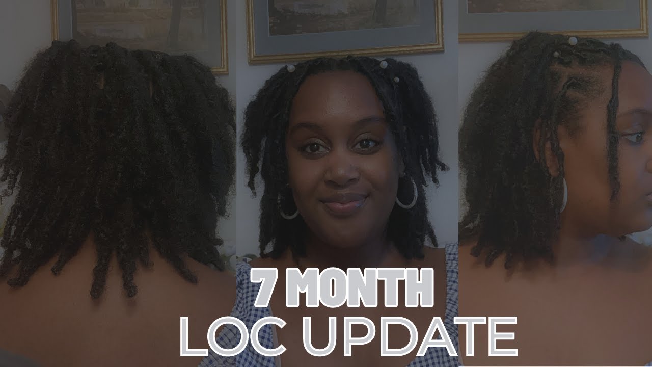 7 Month Loc Update | Two Strand Twist Starter Locs - YouTube
