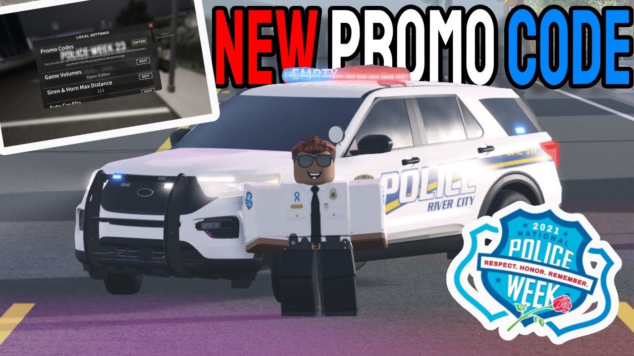 *NEW PROMO CODE* ER:LC Police Week 2023 - Day 1 - YouTube