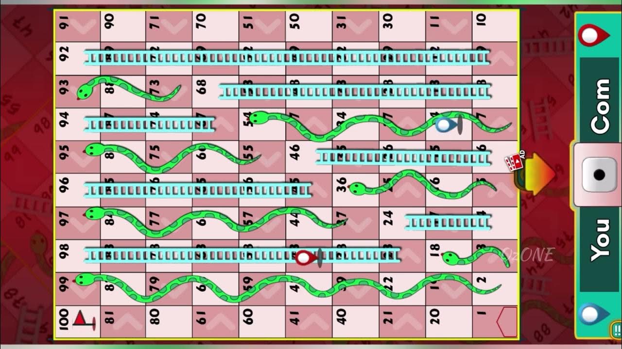 Ludo King Snake and ladder | Ludo snake and ladder | ludo snake and ladder 2 players #129 - YouTube