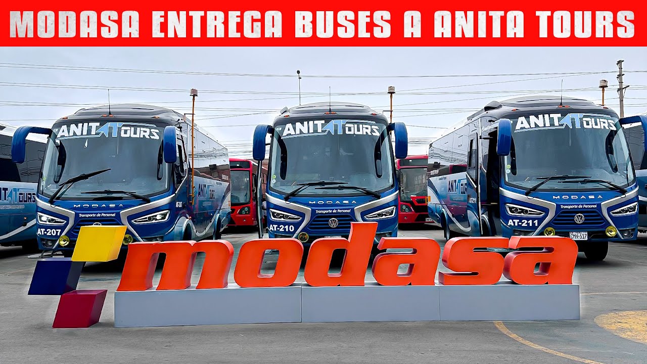 ¡𝗡𝘂𝗲𝘃𝗼𝘀 𝗕𝘂𝘀𝗲𝘀 𝗔𝗽𝗼𝗹𝗼 𝟭𝟬 𝗱𝗲 𝗠𝗼𝗱𝗮𝘀𝗮 𝗽𝗮𝗿𝗮 𝗔𝗻𝗶𝘁𝗮 𝗧𝗼𝘂𝗿𝘀! 🚍 𝗦𝗲𝗴𝘂𝗿𝗶𝗱𝗮𝗱 𝘆 ...