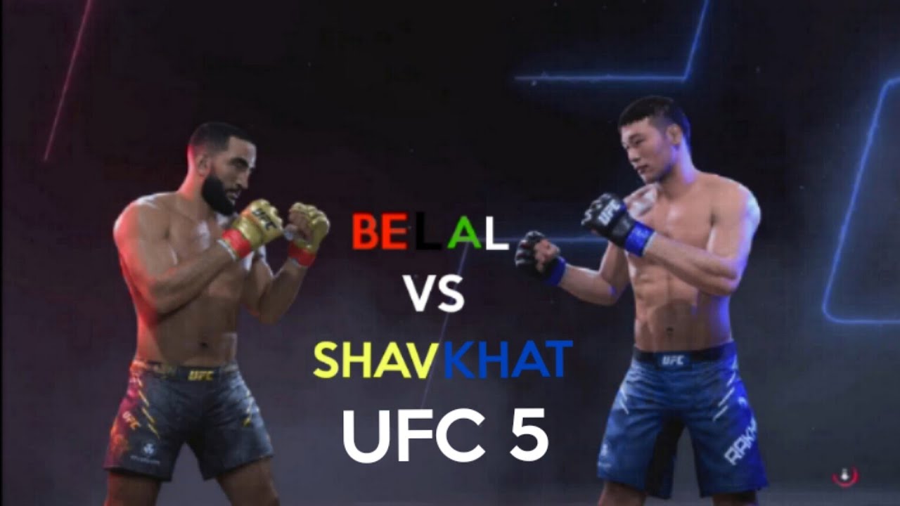 BELAL MUHAMMAD vs SHAVKAT RAKHMONOV UFC 5! - YouTube