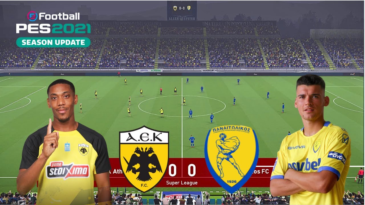 αεκ αθηνών vs παναιτωλικού | Σούπερ Λίγκα Ελλάδας 2024-25 | eFootball ...
