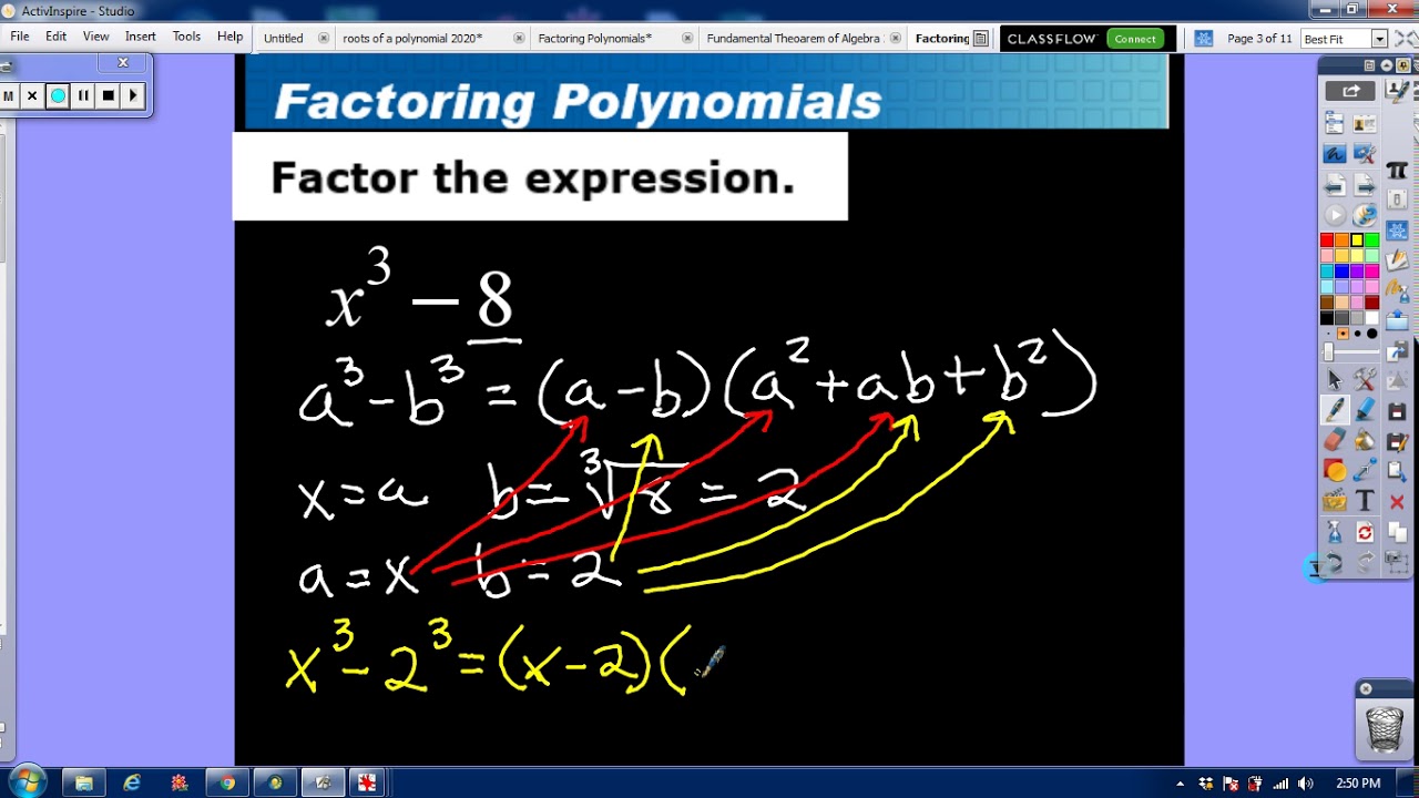 Factoring Sum and Difference of Cubes Part2 - YouTube
