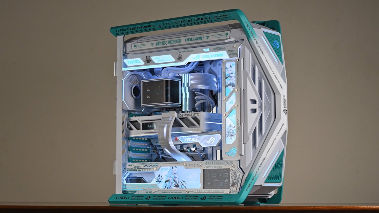 The Ultimate 8K😱Gaming PC Build👑 RYZEN 9 9950X3D + RTX 5090🫅 #pcbuild # ...