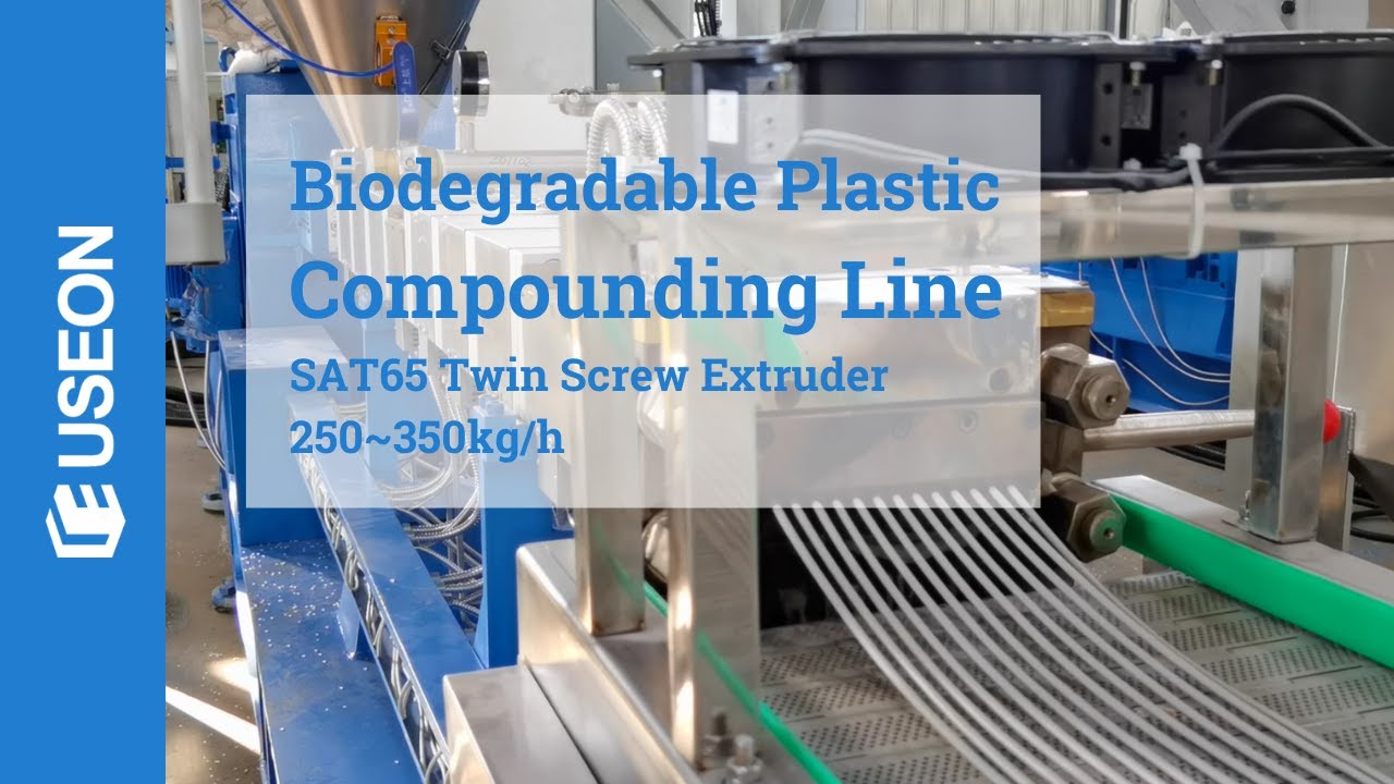 Biodegradable Plastic Compounding Line (PPC, PABT, PLA, PBS, PCL, TPS ...