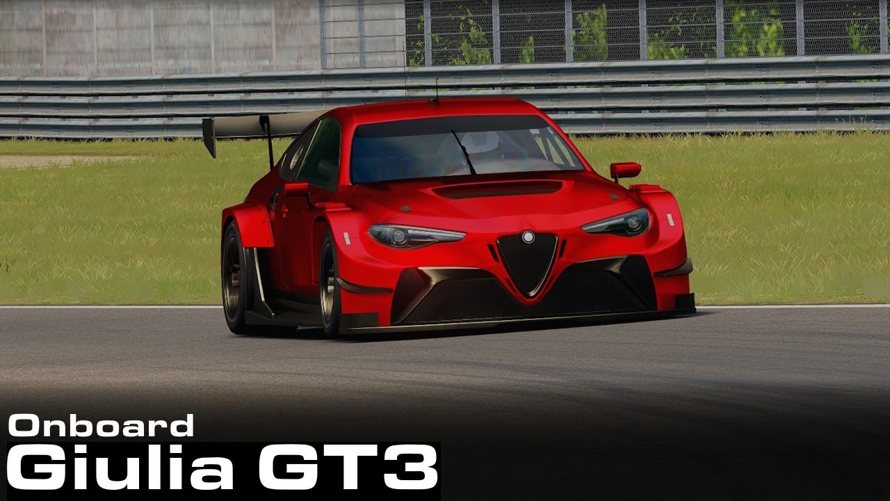 Alfa Romeo Giulia GT3 - Monza - Assetto Corsa - YouTube