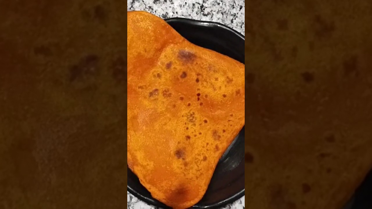Orange Paratha 🤤😋|| Orange colour Paratha recipe || Easy and Quick ...