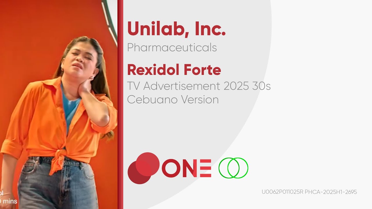 Rexidol Forte TV Ad 2025 30s (Philippines, Cebuano Version) [ST] - YouTube