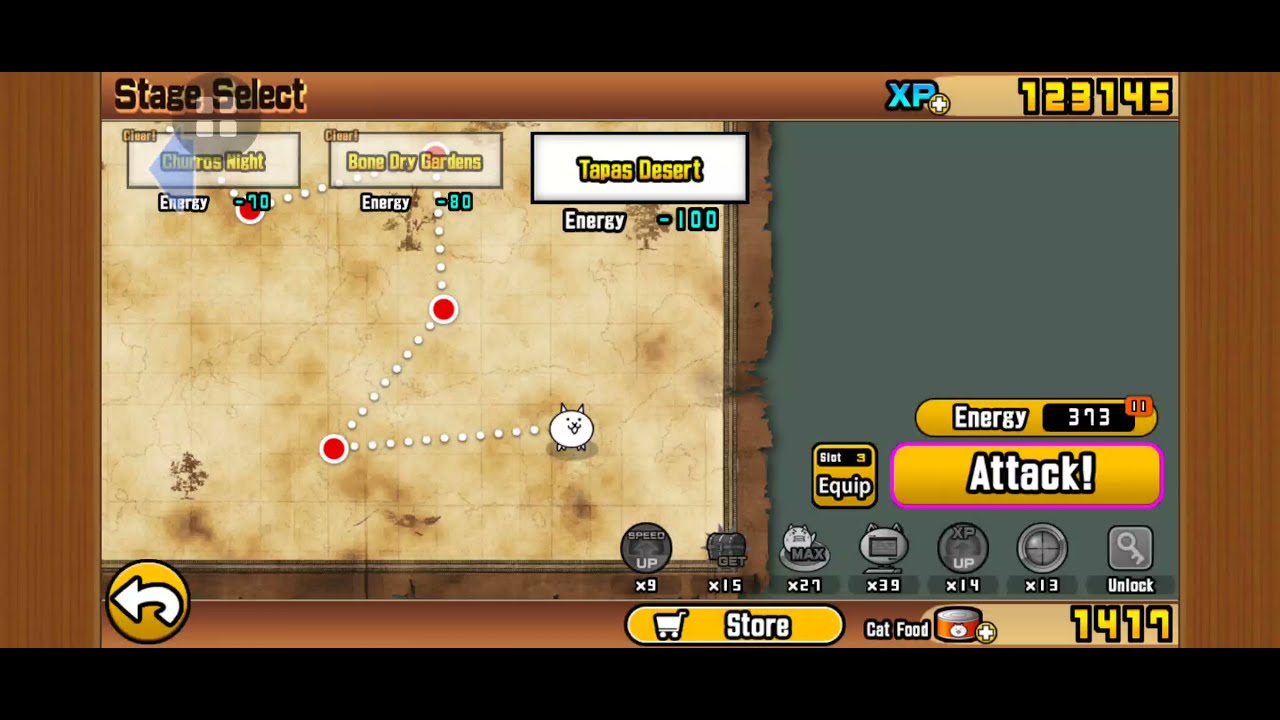 【The Battle Cats】Passion Land (Stage 2) - Tapas Desert - YouTube