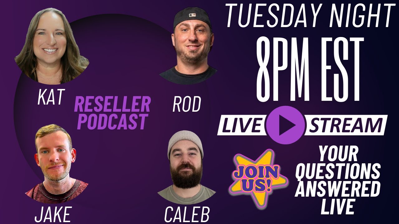 Live Reseller Podcast Chat eBay The Nurse Flipper Picking & Punching ...