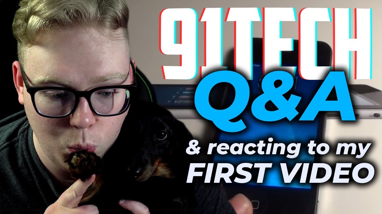 Reacting to my first ever video - 91Tech Live! - YouTube