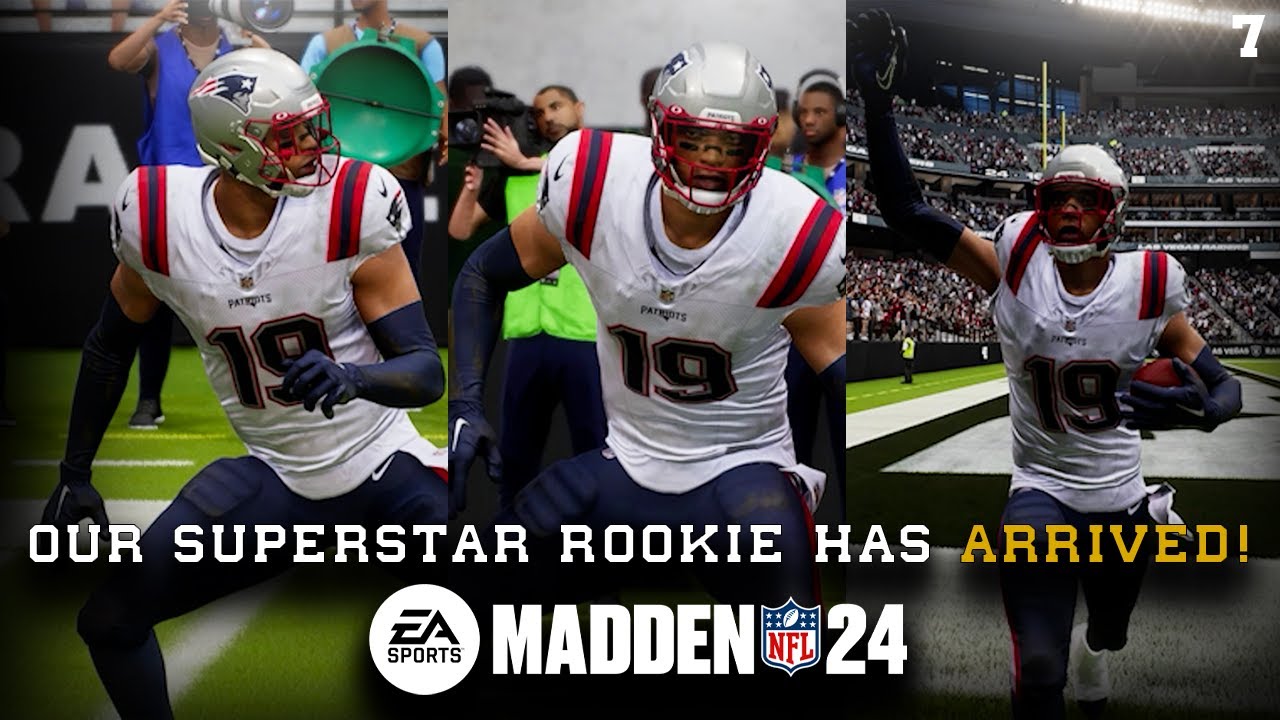 Our Superstar Rookie Has Arrived! - Madden 24 New England Patriots ...